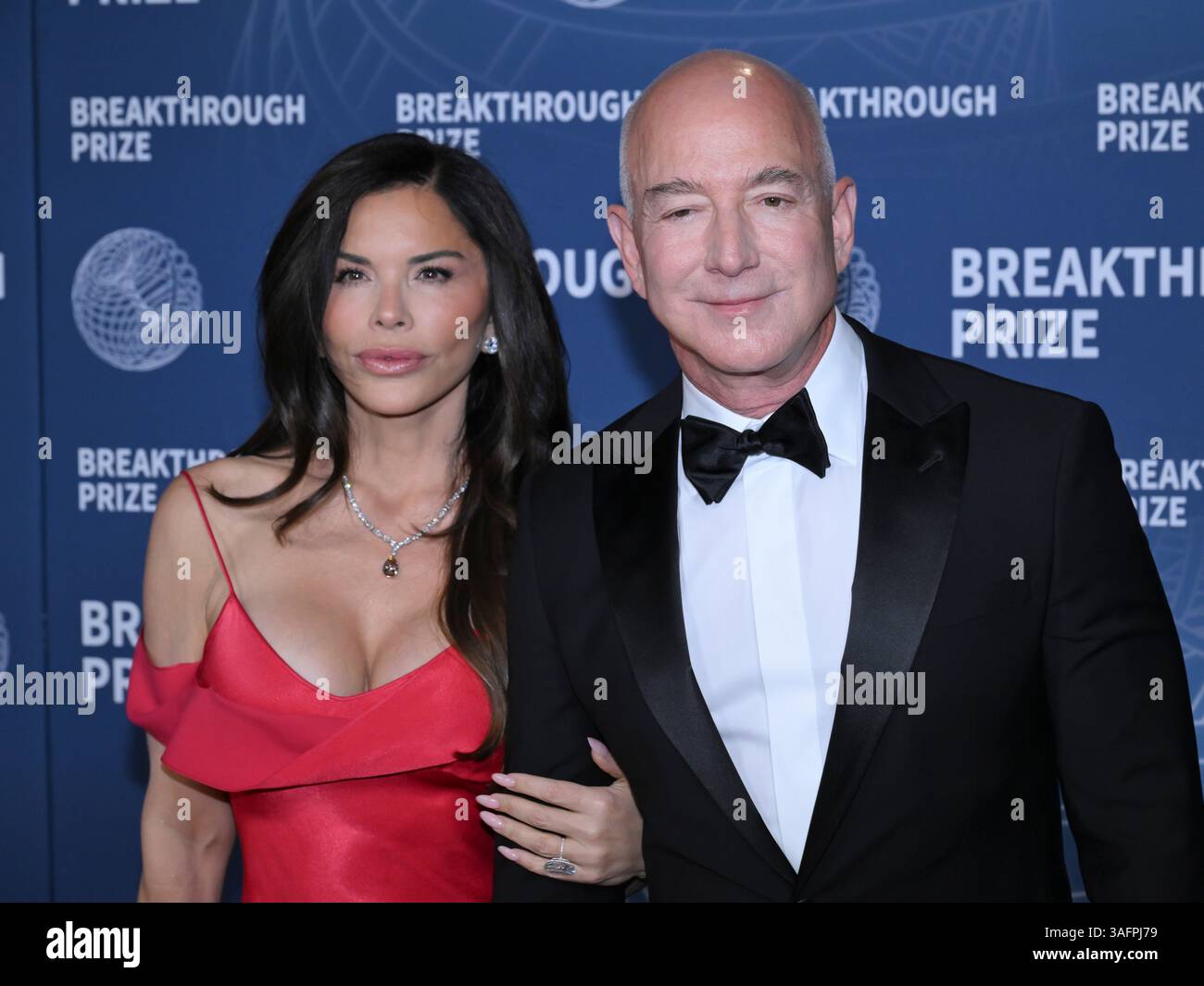 April 5, 2025, Santa Monica, California, USA: Lauren Sanchez and Jeff ...