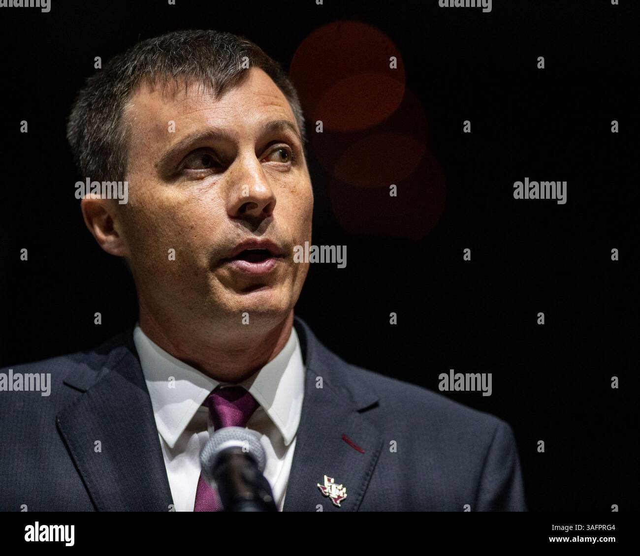 New Texas A&M head men's NCAA college basketball coach Bucky McMillan ...