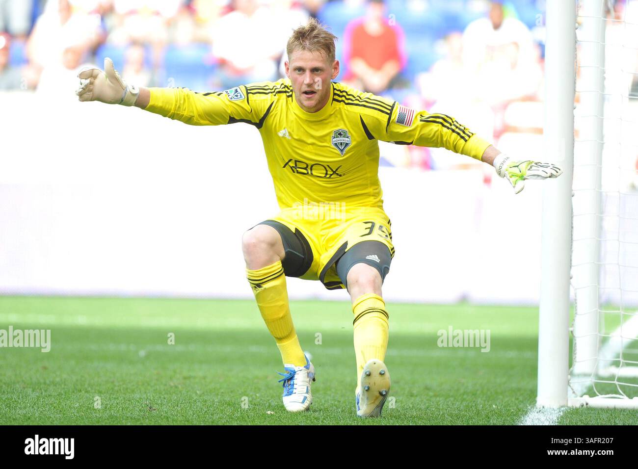 July 15, 2012 - Harrison, New Jersey, U.S - Seattle Sounders Goalkeeper ...