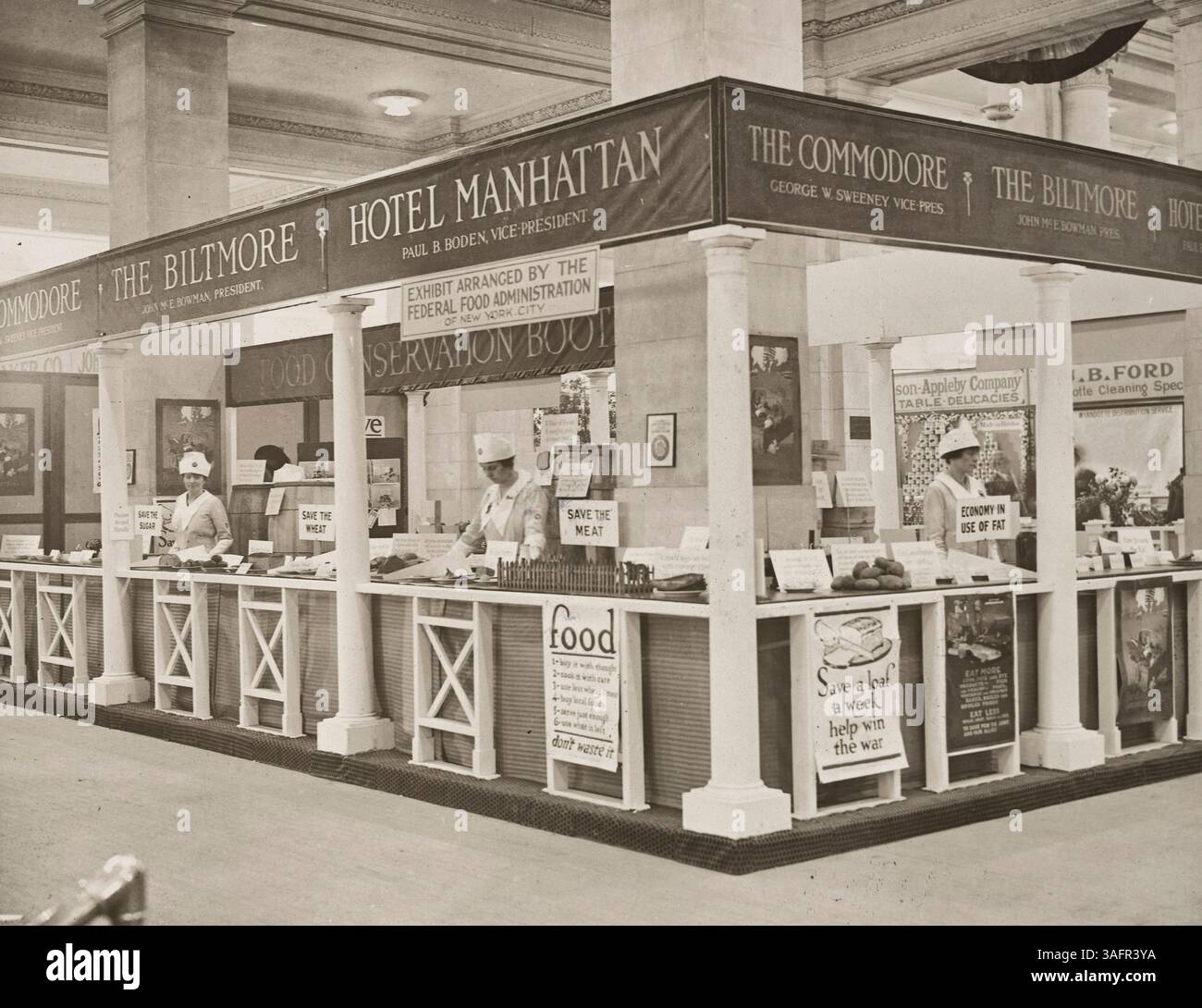 Food Administration - Education - Food conservation booth at the Hotel ...