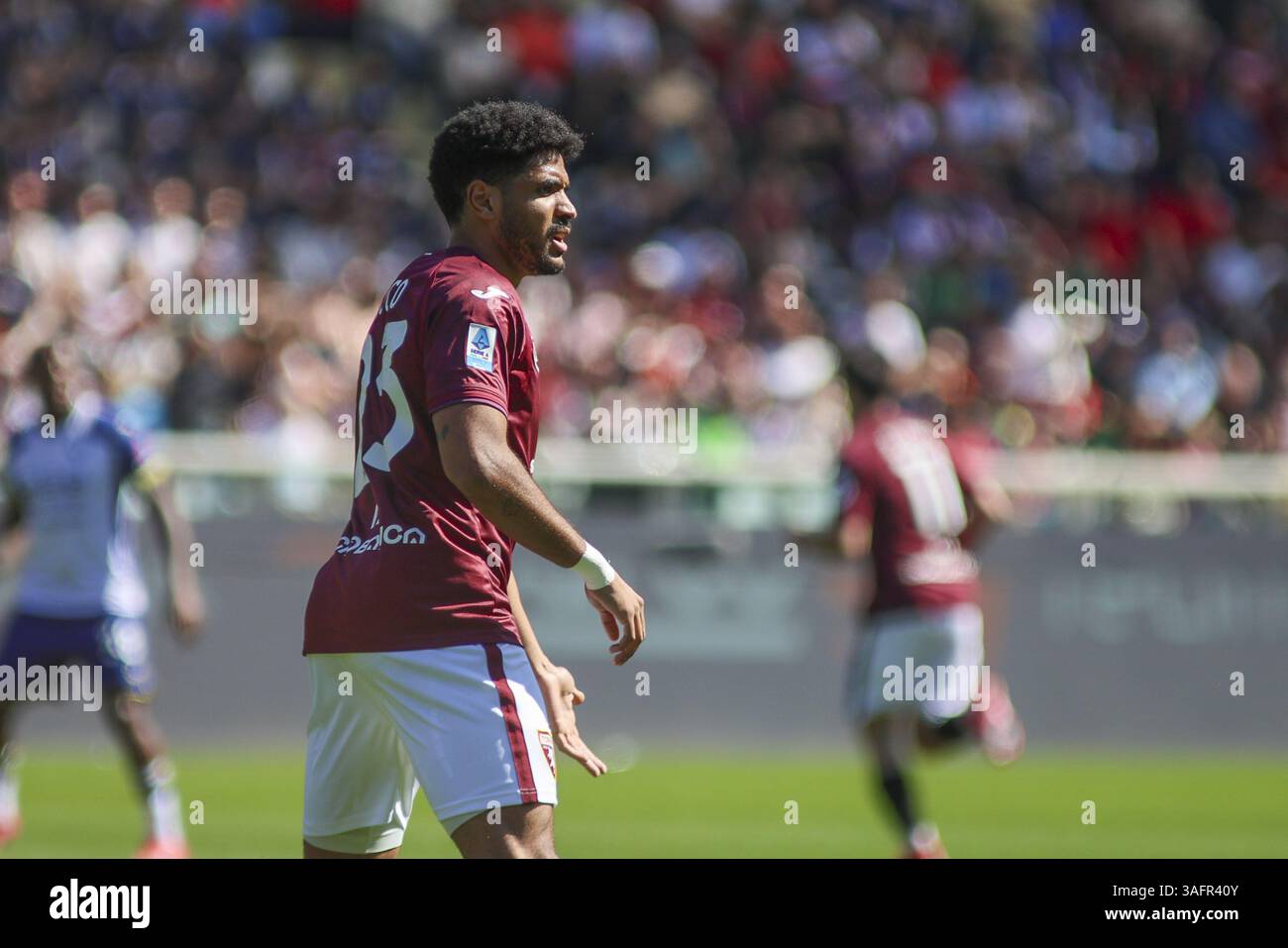 Saul Coco of Torino FC during Torino FC vs Hellas Verona FC, 31° Serie ...