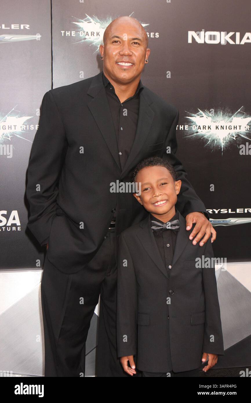 July 16, 2012 - New York, New York, U.S. - HINES WARD and son JADEN ...