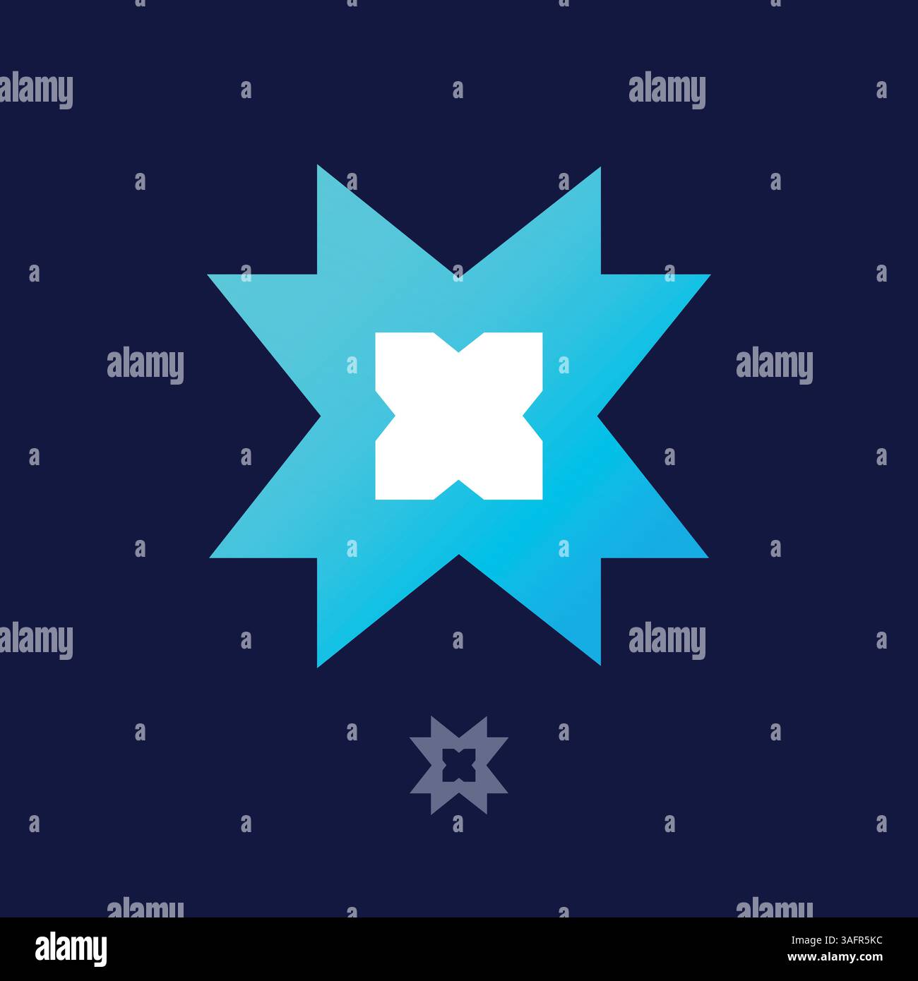 Letter x or xx logo template, Monogram Logotype concept icon Stock ...