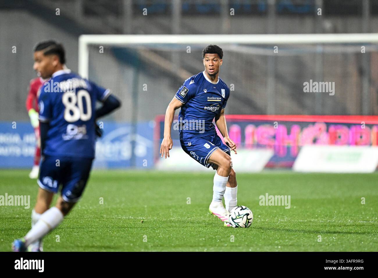 04 Nehemiah FERNANDEZ (usld) during the Ligue 2 BKT match between ...