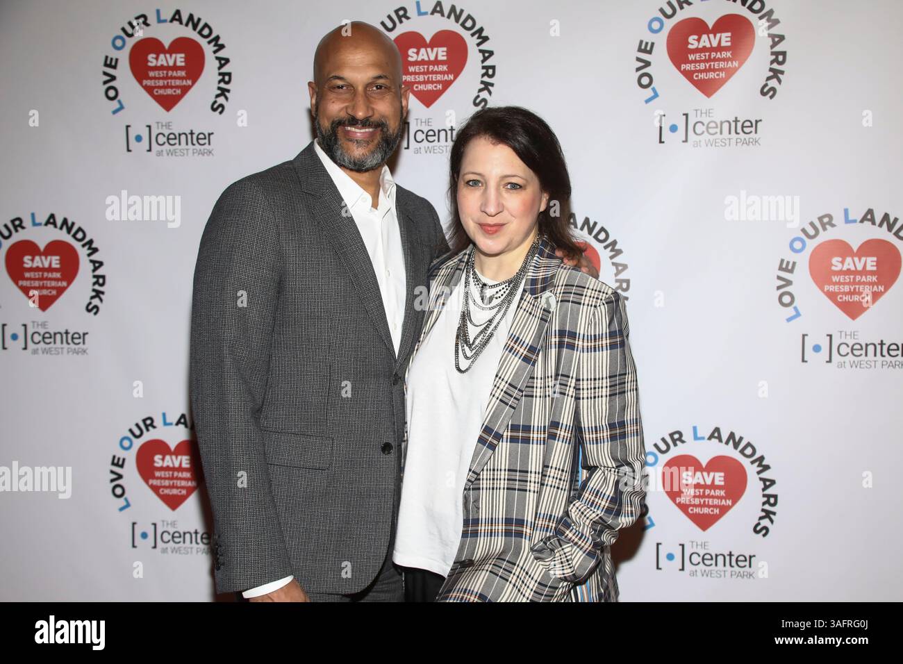 Keegan-Michael Key, left, and Elle Key attend The Center at West Park ...