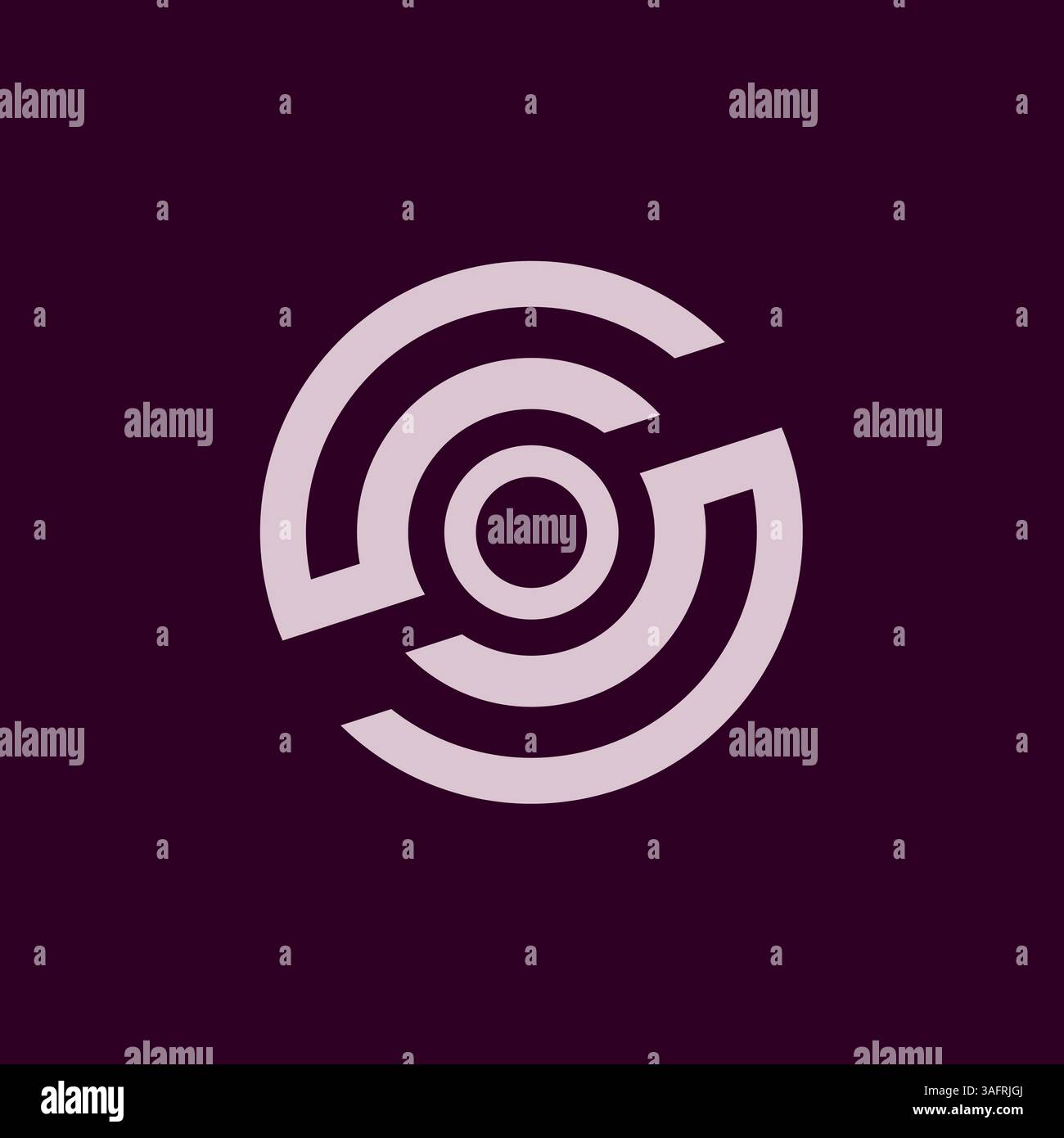 O monogram logo hi-res stock photography and images - Alamy
