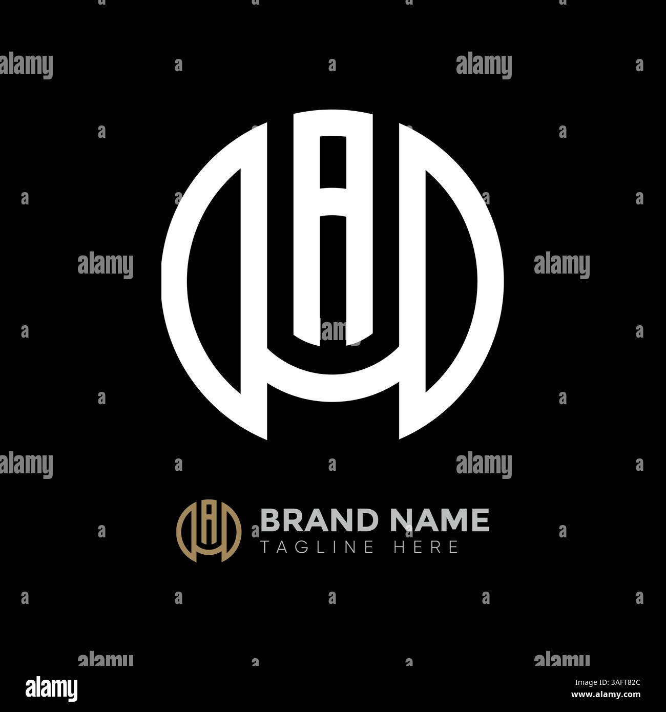 Am letter modern logo Stock Vector Images - Alamy