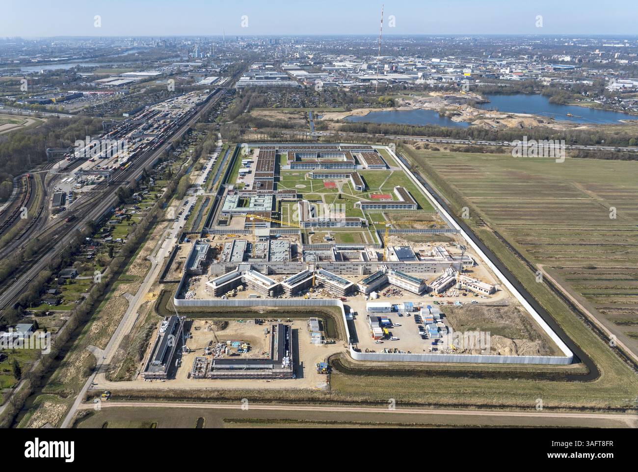JVA Billwerder, JVAB, JVA, prison, correctional centre, new building ...