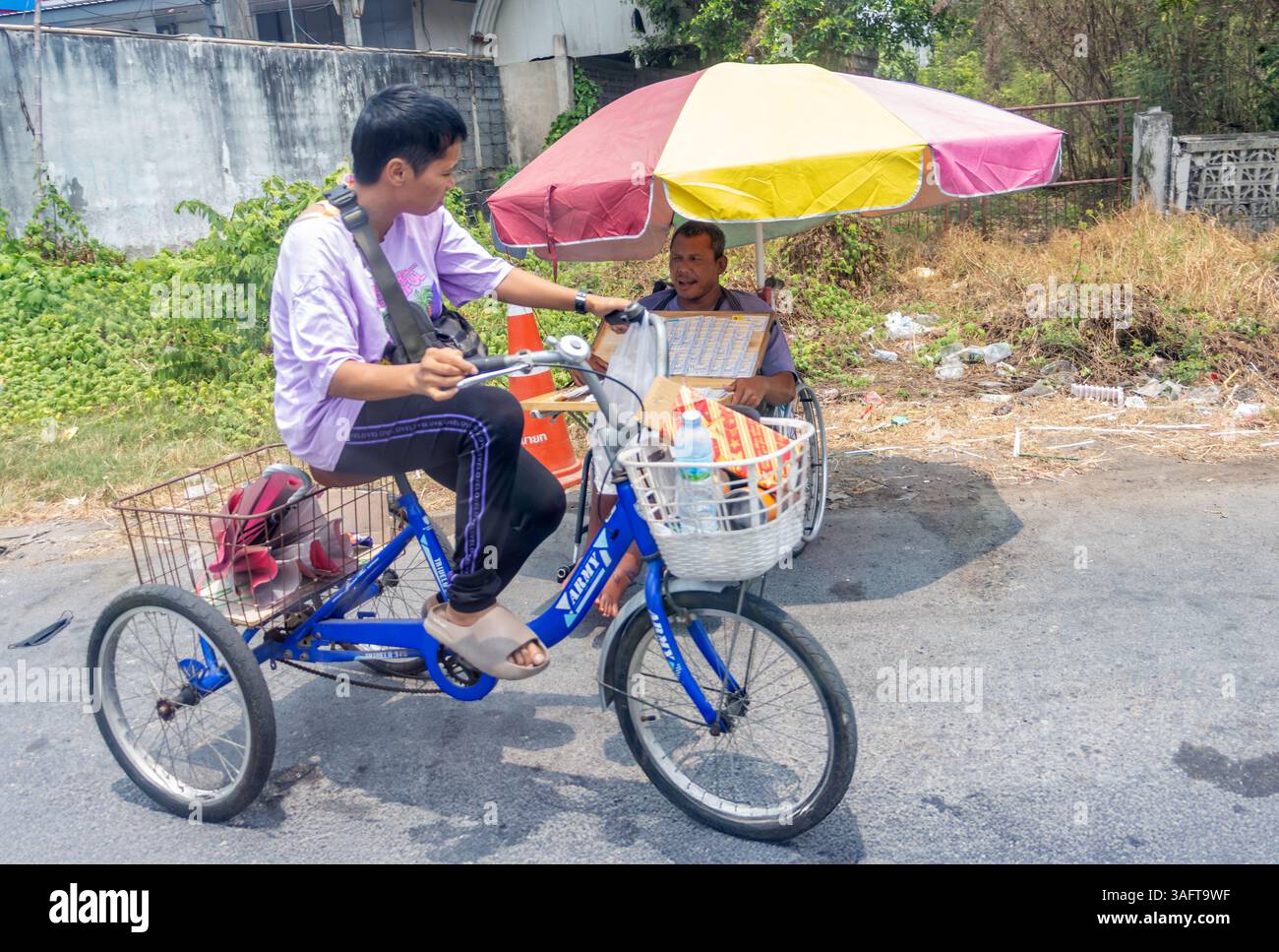 Woman disability in wheelchair rides hi-res stock photography and ...