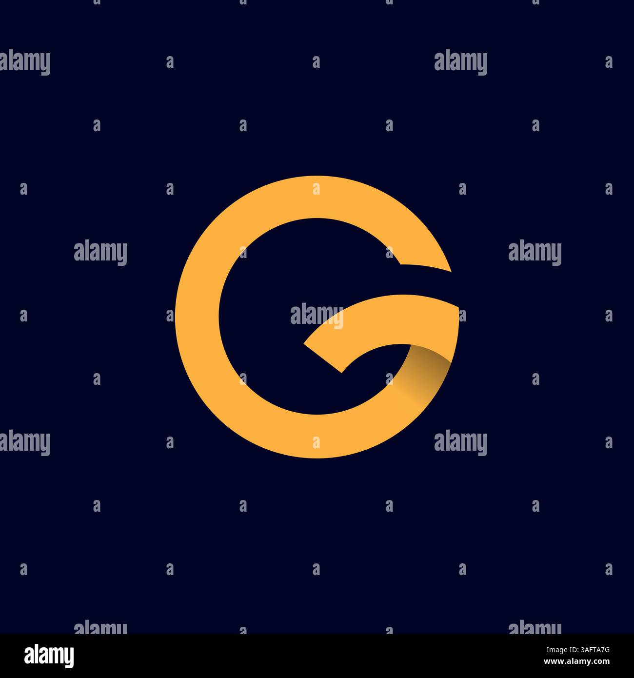 G letter logo design template Stock Vector Image & Art - Alamy