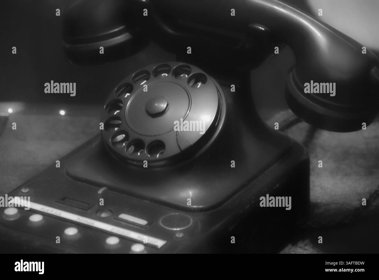 Old phone analog communication apparatus hi-res stock photography and ...