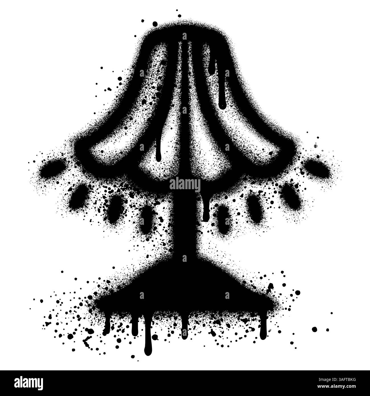 Black table lamp in Stock Vector Images - Alamy