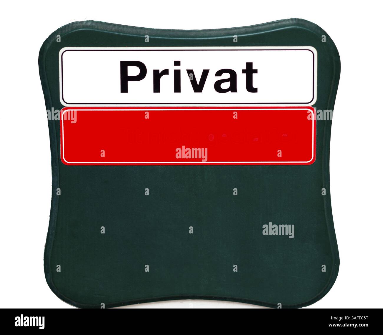 Plate Private with space for your design Stock Photo - Alamy