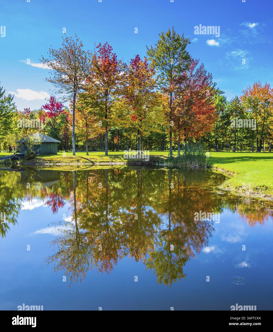 The way to Bromont, the French Canada. Concept of recreational tourism ...