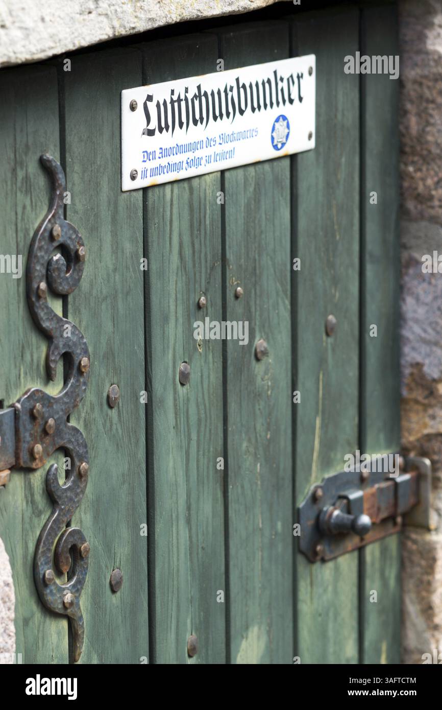 Entrance to the air raid shelter Stock Photo - Alamy
