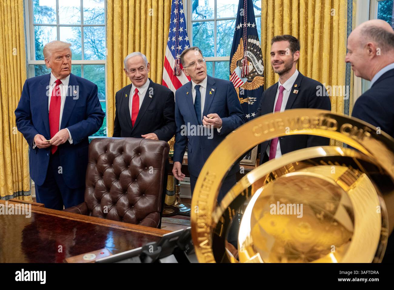 Vice President JD Vance attends a bilateral meeting with President ...