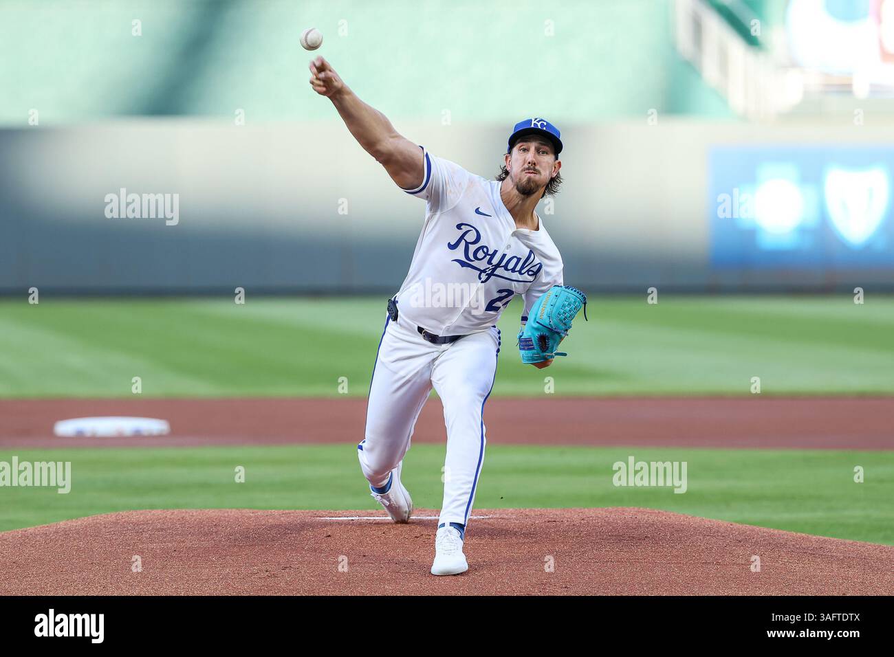 April 7, 2025: Kansas City Royals starting pitcher Michael Lorenzen (24 ...