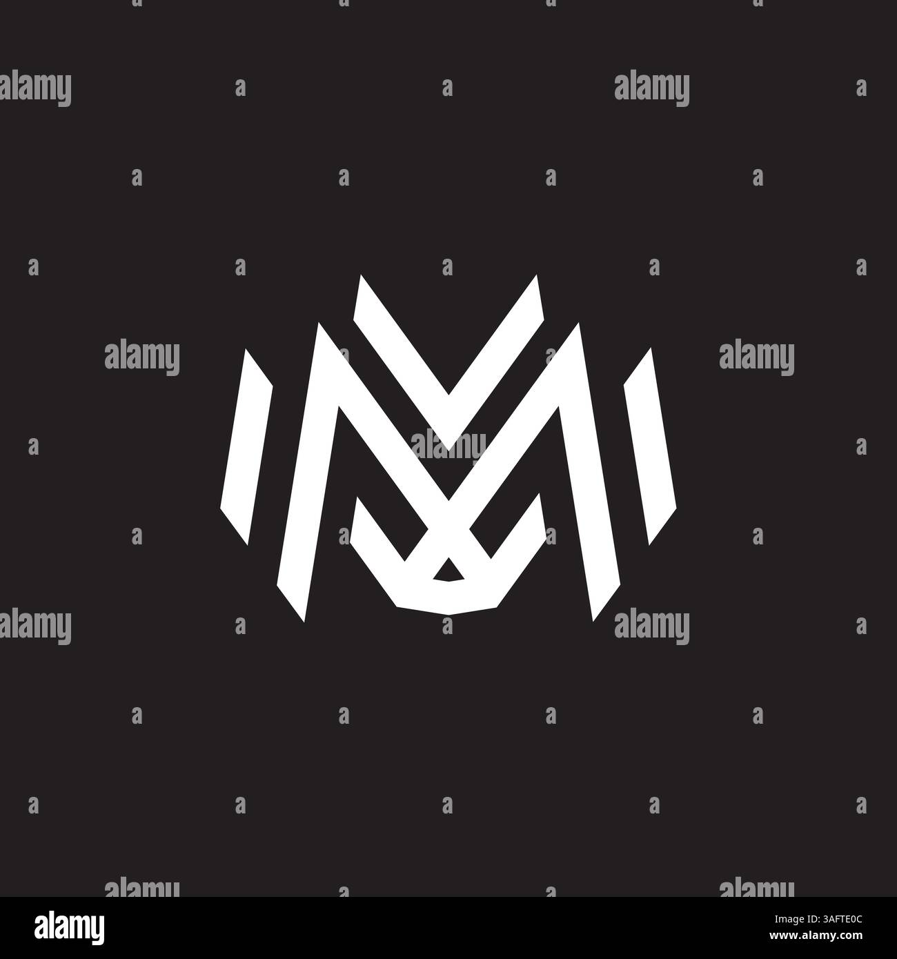M design Stock Vector Images - Alamy