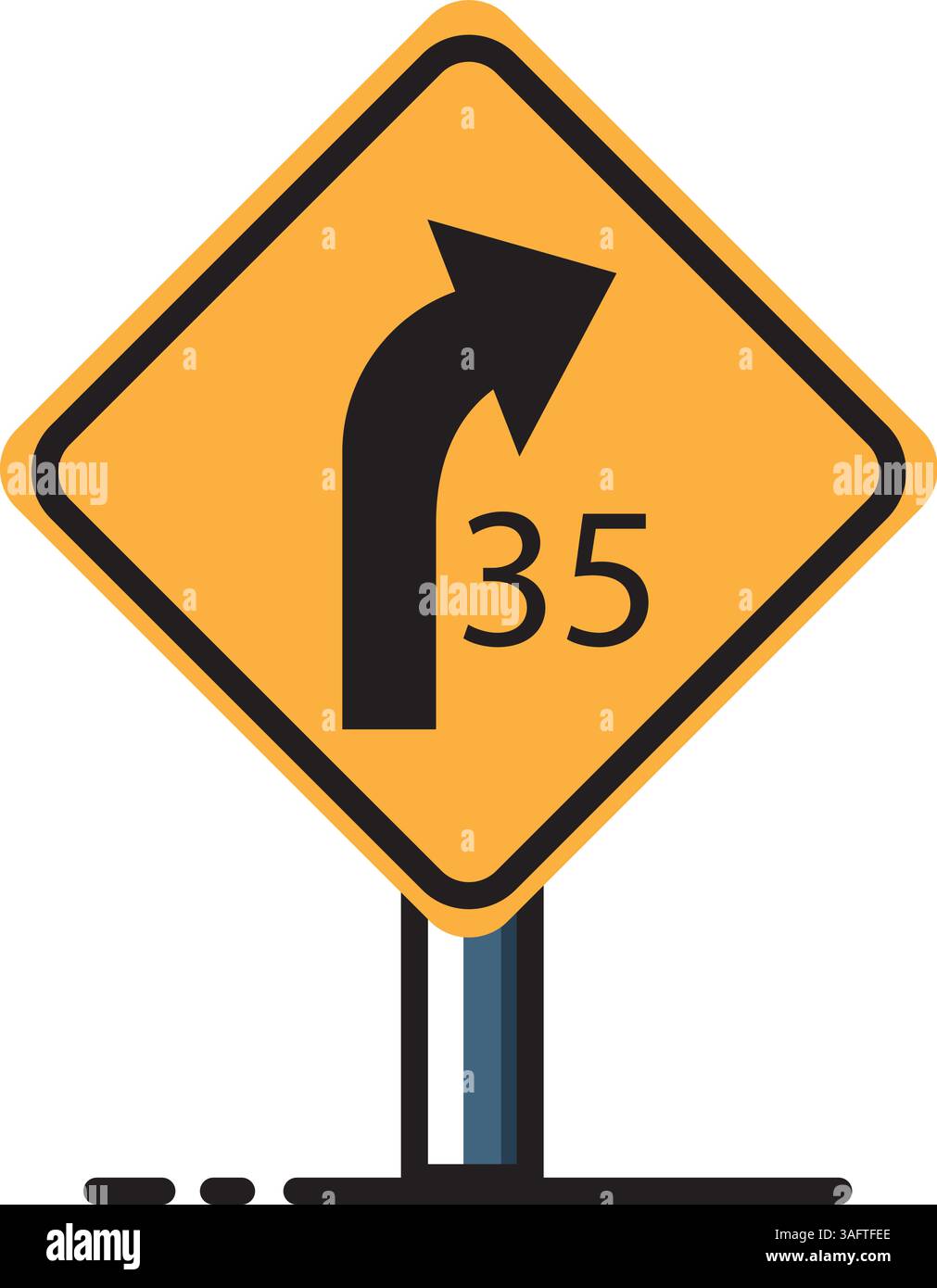 Illustrarion of Complete Collection of Traffic Signs and Road Markings ...