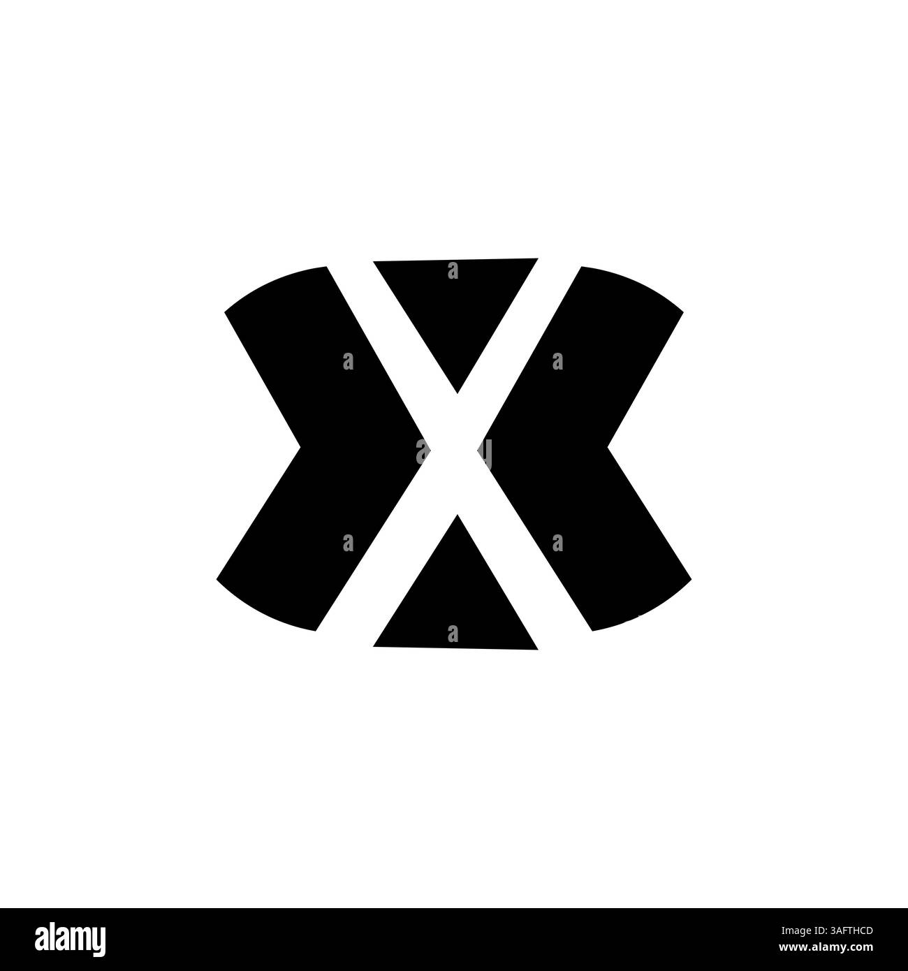 Abstract X Geometric Logo Design, letter x logo template Stock Vector ...