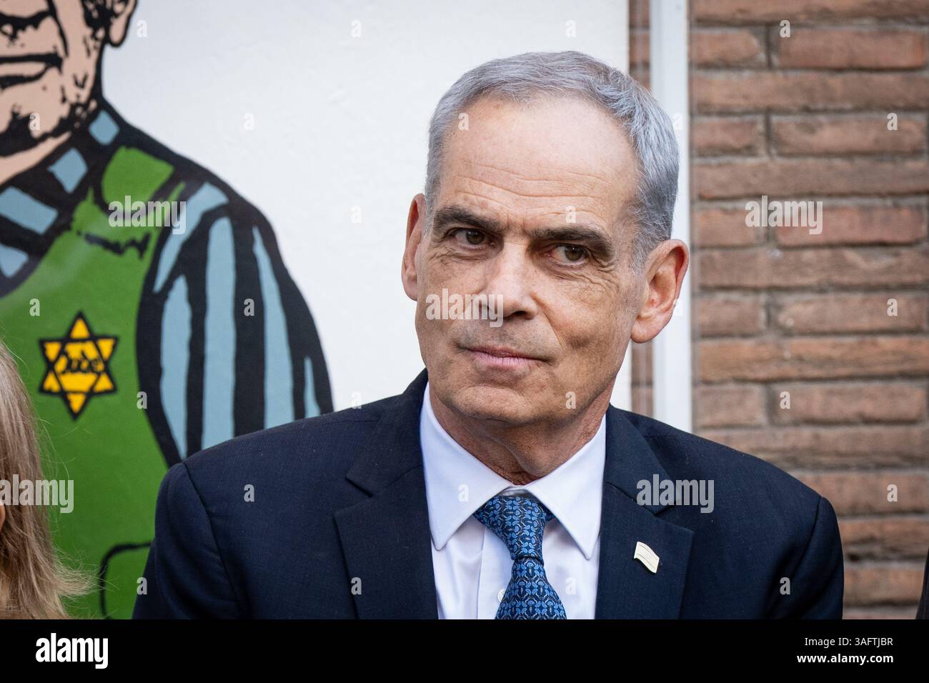 Rome, Italy. 07th Apr, 2025. Jonathan Peled, Ambassador of Israel to ...