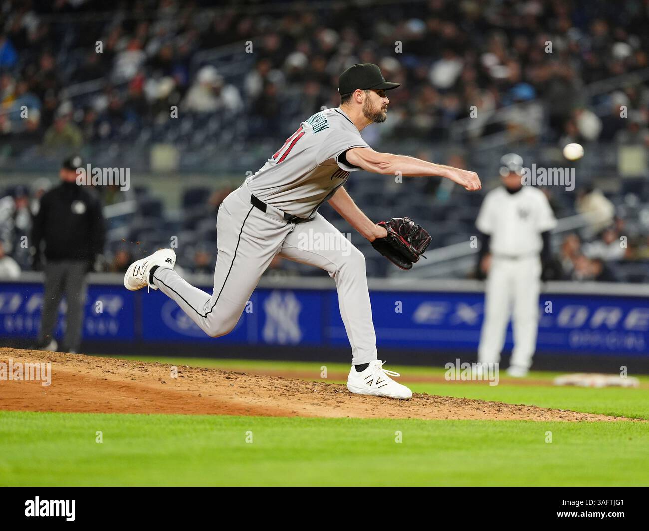 BRONX, NY - APRIL 02: Arizona Diamondbacks pitcher Ryan Thompson (81 ...