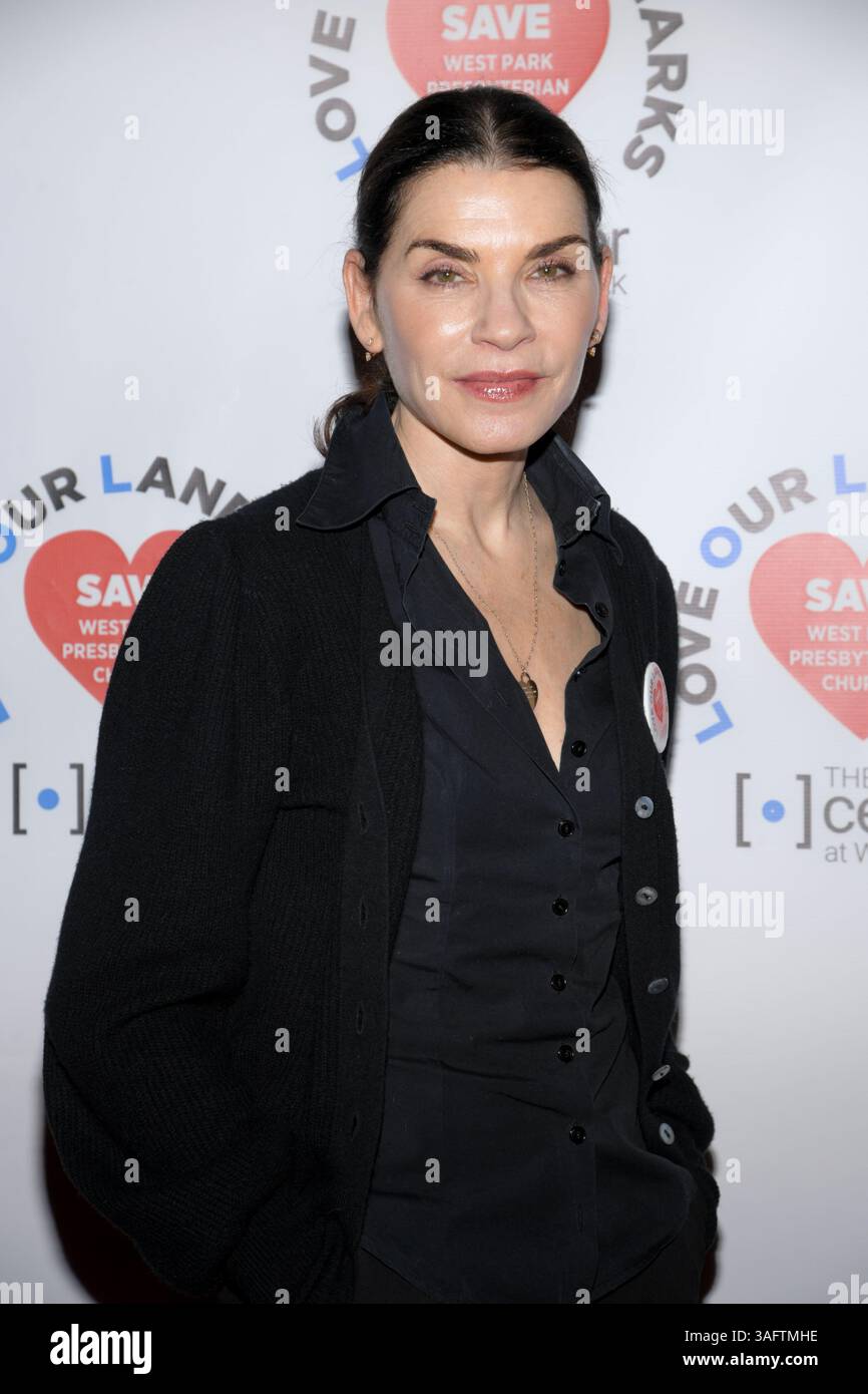 New York, USA. 07th Apr, 2025. Julianna Margulies attends The Center At ...
