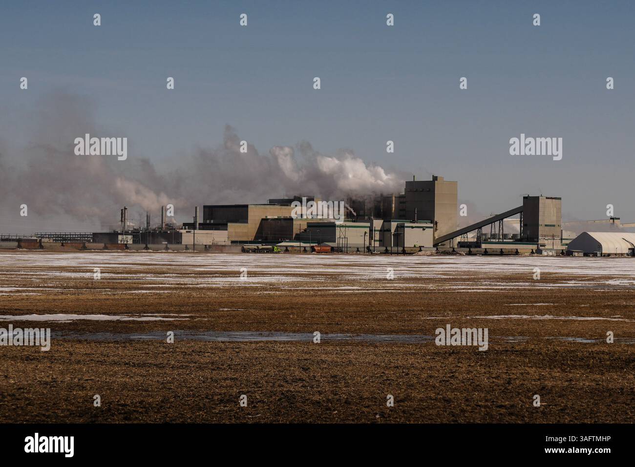 A view of the Mosaic Potash plant in Belle Plaine, Sask. on Monday ...