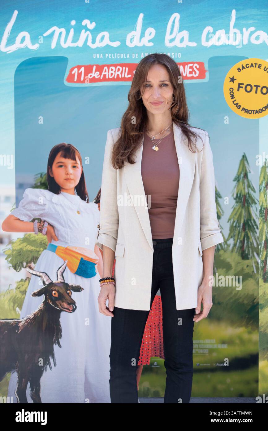Ana Asensio attends the 'La niña de la Cabra' Photocall at Cine Golem ...