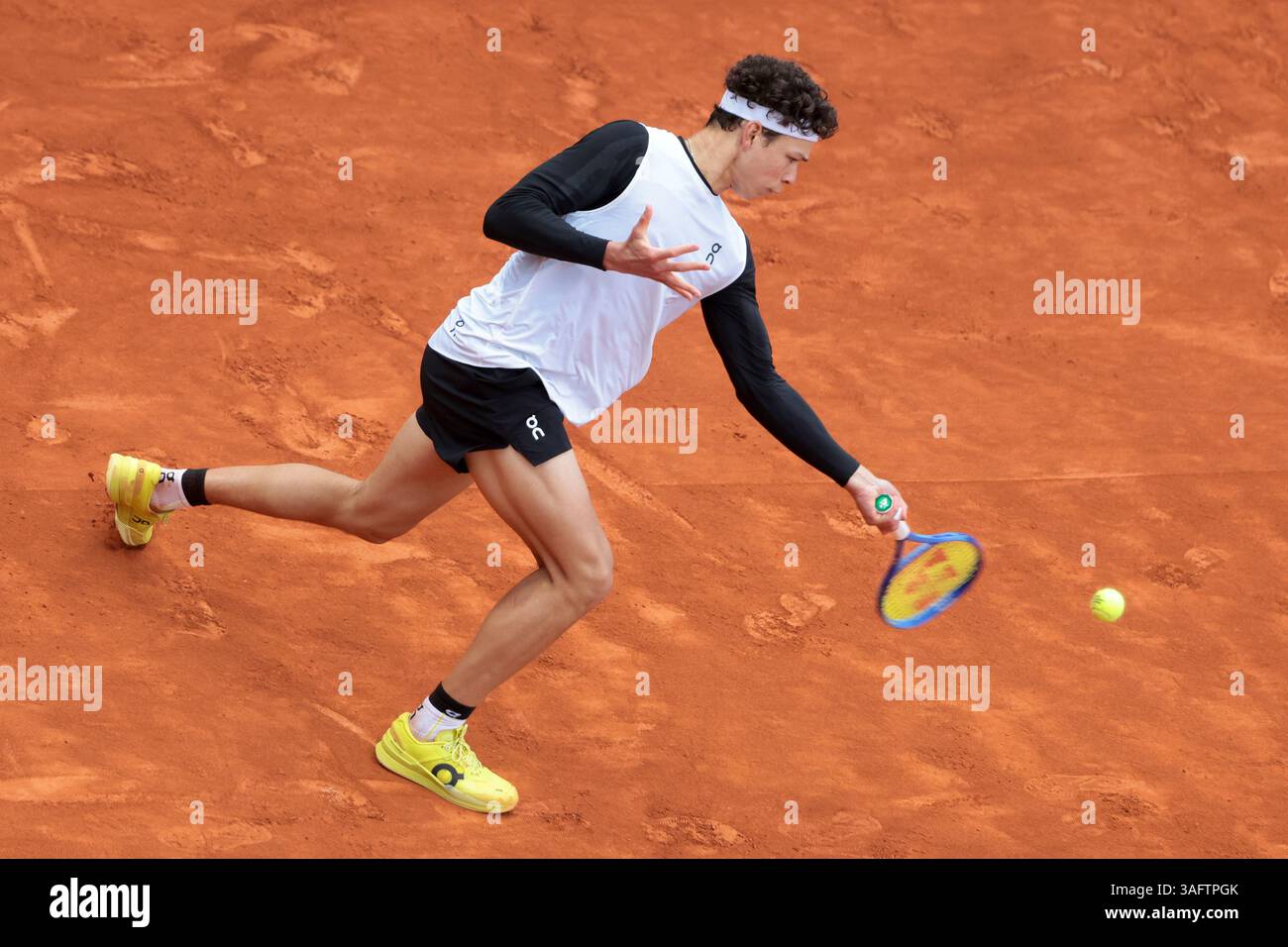 Roquebrune Cap Martin, France. 07th Apr, 2025. Ben Shelton of USA ...