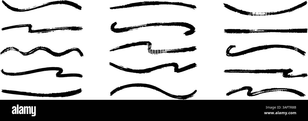 Charcoal and conte crayon Stock Vector Images - Alamy