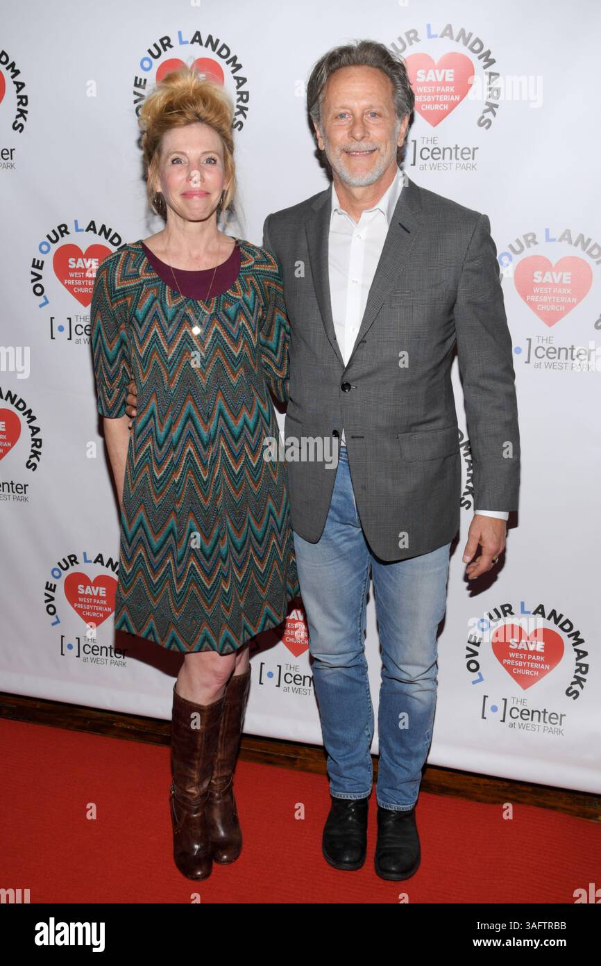 New York, USA. 07th Apr, 2025. (L-R) Maddie Corman and Steven Weber ...