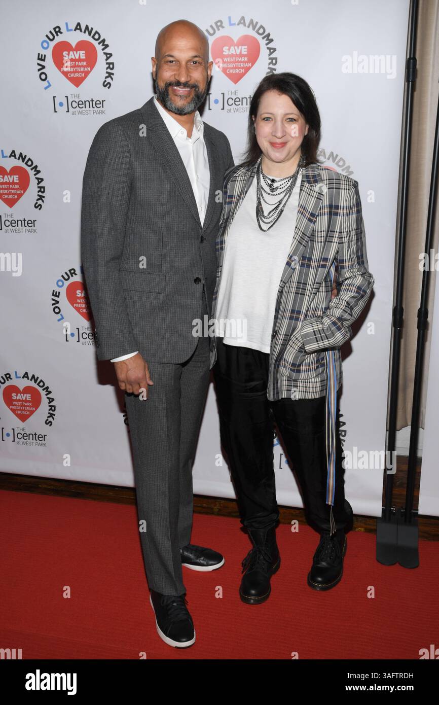 New York, USA. 07th Apr, 2025. (L-R) Keegan-Michael Key and Elle Key ...