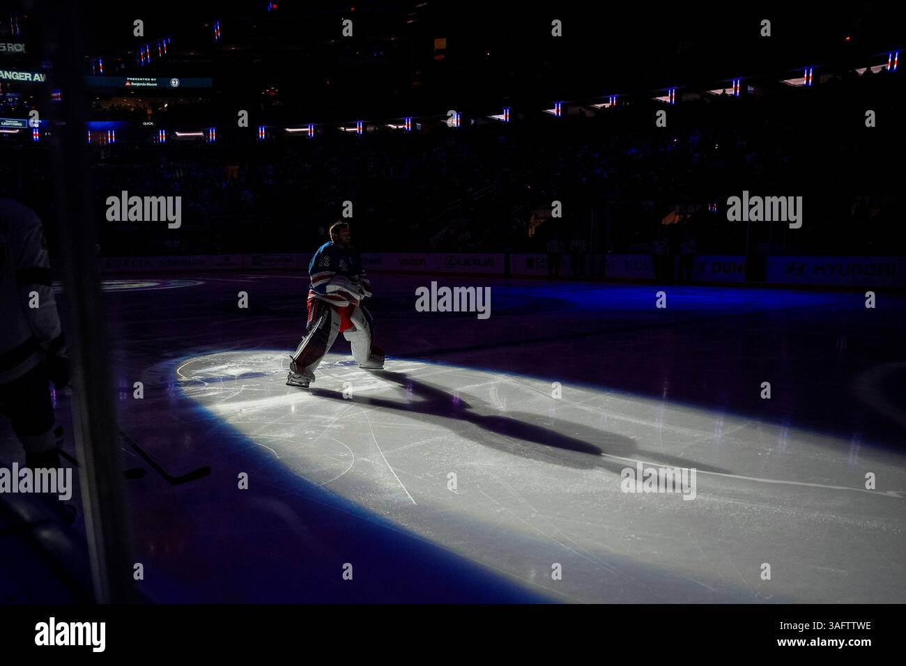 New York Rangers goaltender Jonathan Quick is honored with the Rod ...