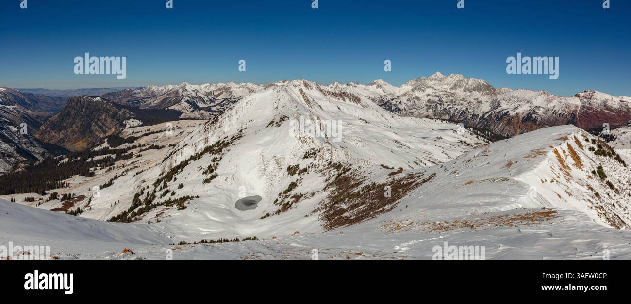 An unnamed ridge in the Elk Range outside of Crested Butte Colorado ...