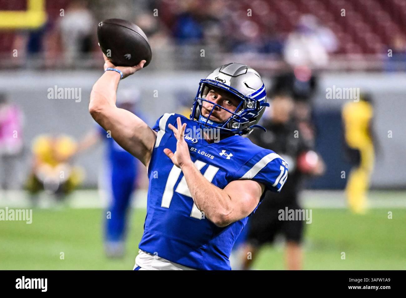 ST. LOUIS, MO - APRIL 06: St. Louis Battlehawks Quarterback Max Duggan ...