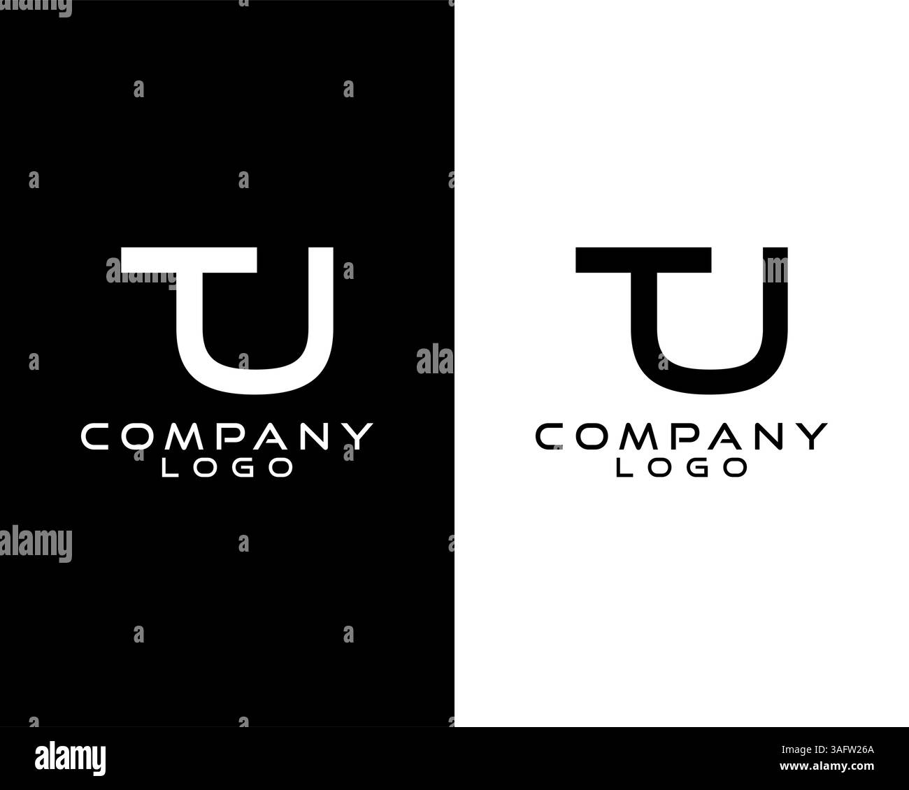TU, UT letter, initial company logo vector Stock Vector Image & Art - Alamy