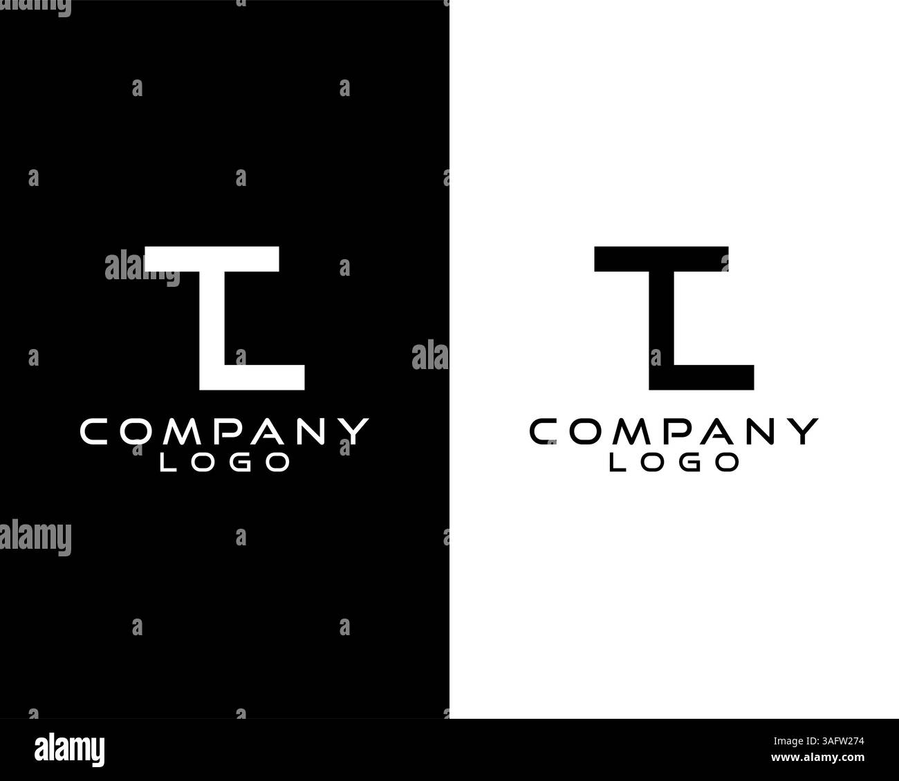 TL, LT letter, initial company logo vector Stock Vector Image & Art - Alamy