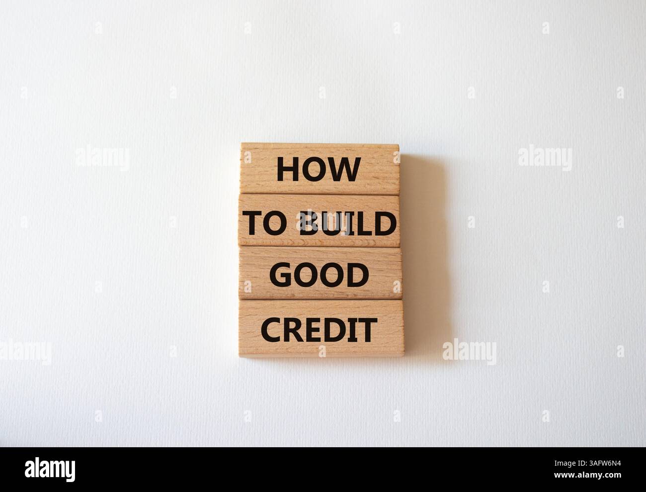 How to build good credit symbol. Concept words How to build good credit ...
