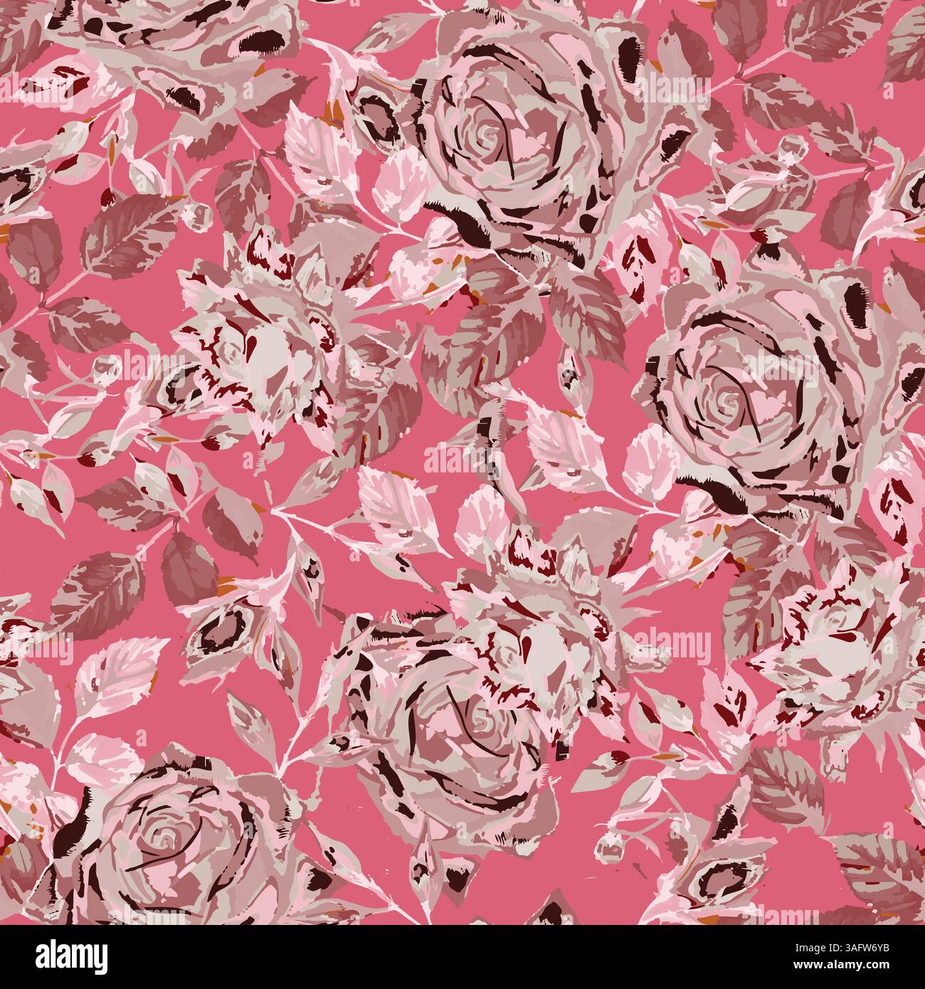 Modern vector textile design, all over seamless pattern wrapping paper ...