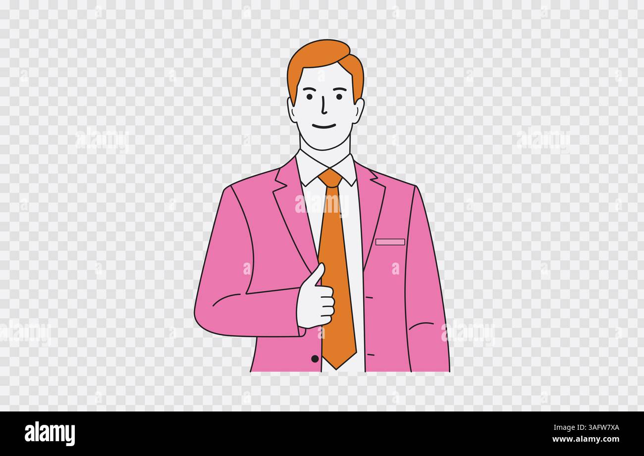 Businessman vector art Illustration Isolated on transparent background ...