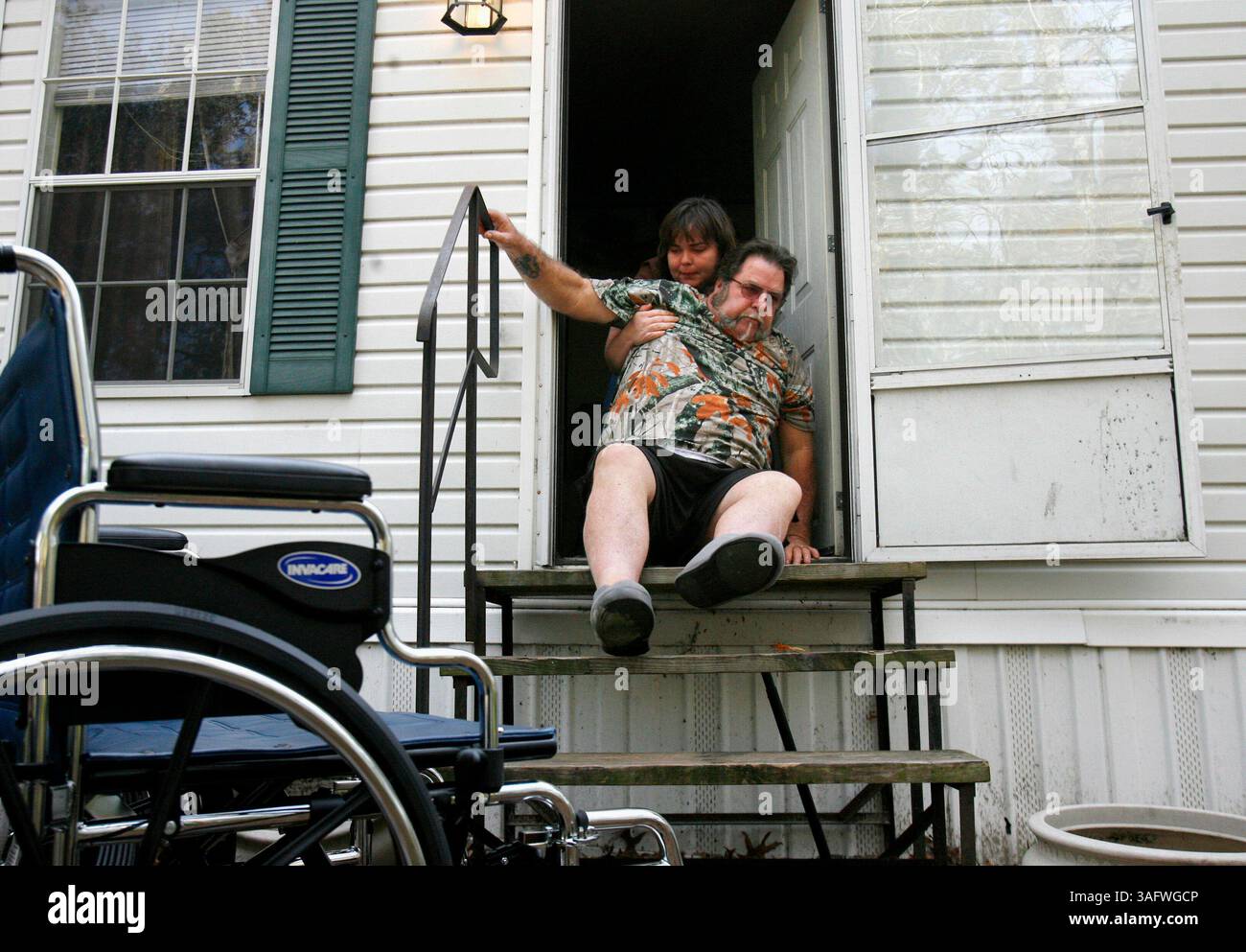 CAPTION: HUDSON: ..After a frustrating visit to the VA hospital, the ...