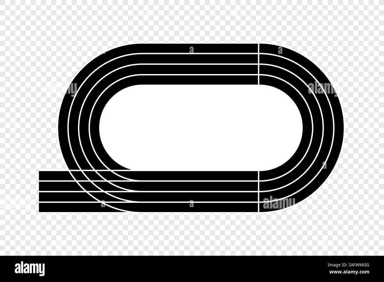Stadium running track. Vector illustration Stock Vector Image & Art - Alamy