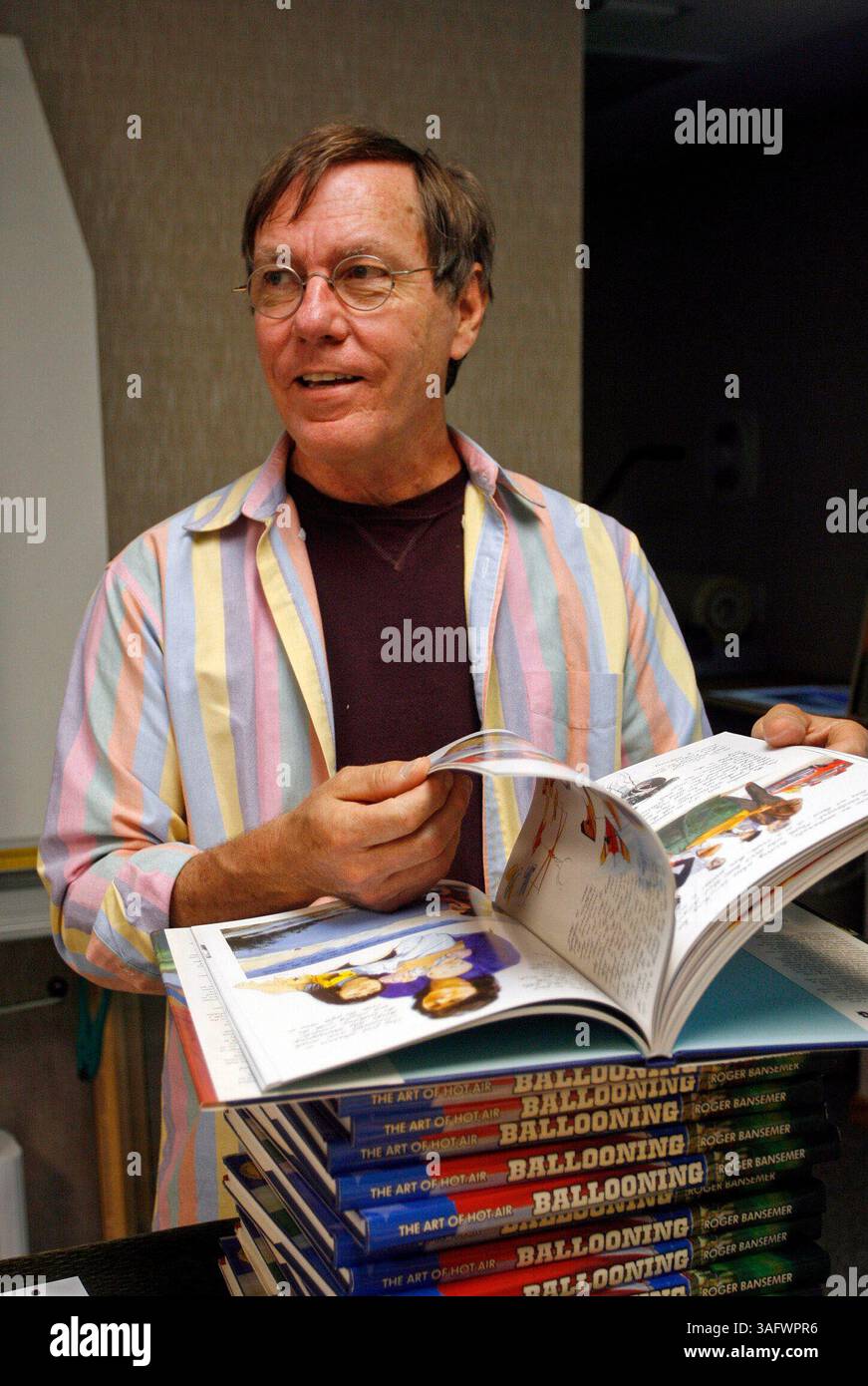 CLEARWATER 4/4/2007 ) photo #6.) Artist Roger Bansemer with his first ...
