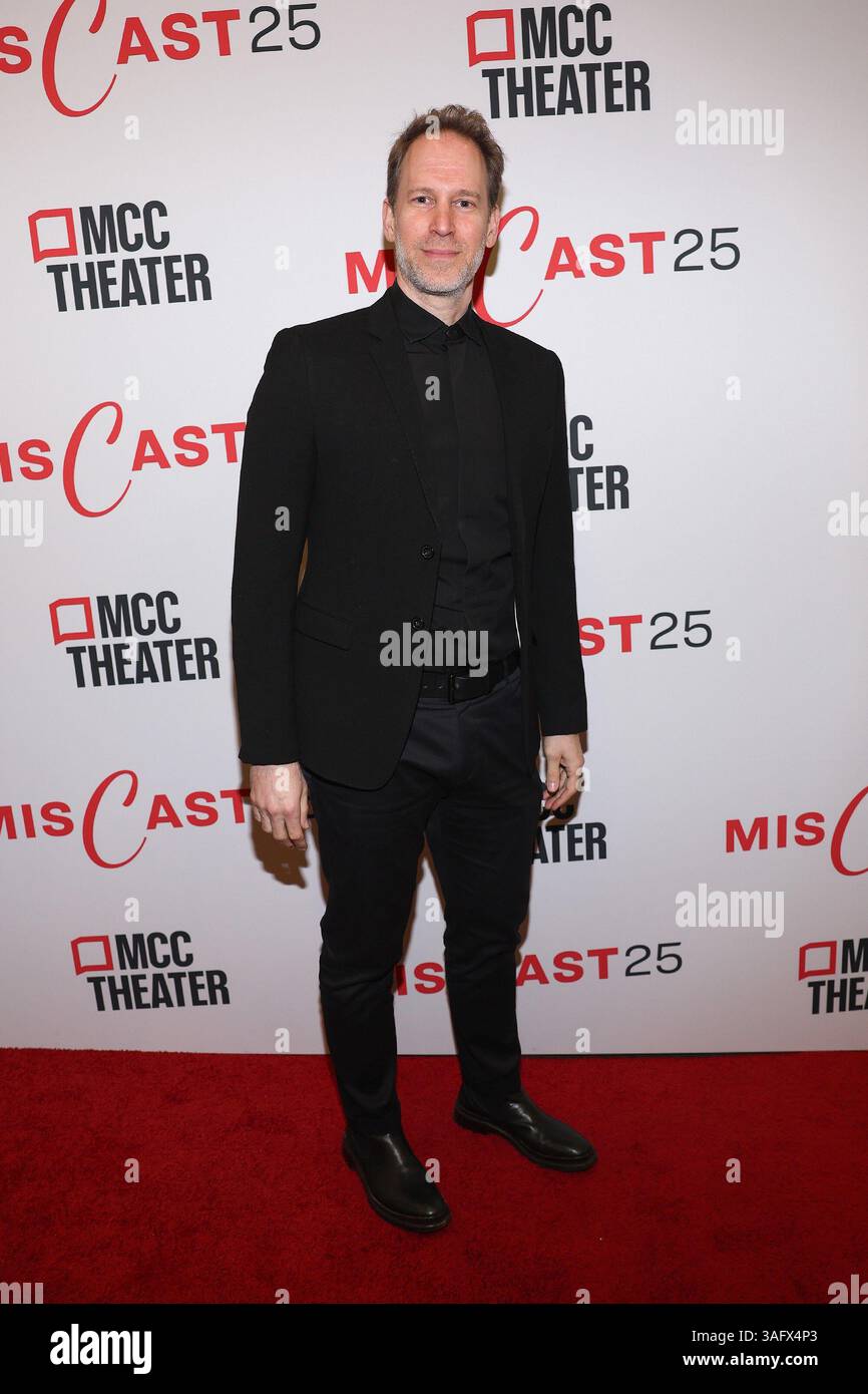 David Korins at arrivals for MCC s Annual MISCAST25, Hammerstein Ballroom at Manhattan Center ...