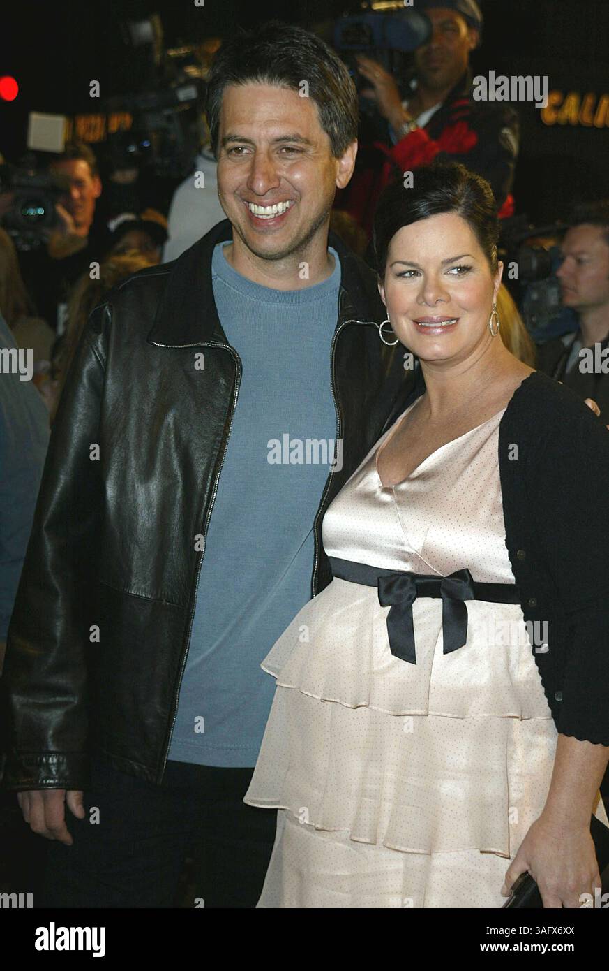 Feb 10, 2004; Westwood, CA, USA; Actor RAY ROMANO & pregnant actress ...