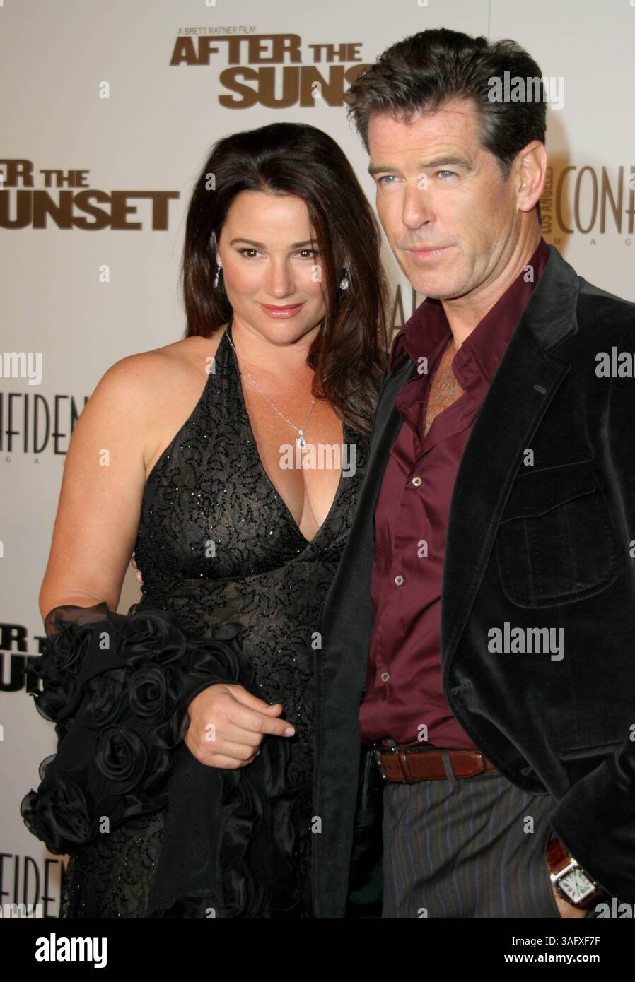 Nov 04, 2004; Hollywood, CA, USA; Actor PIERCE BROSNAN & wife KEELY ...