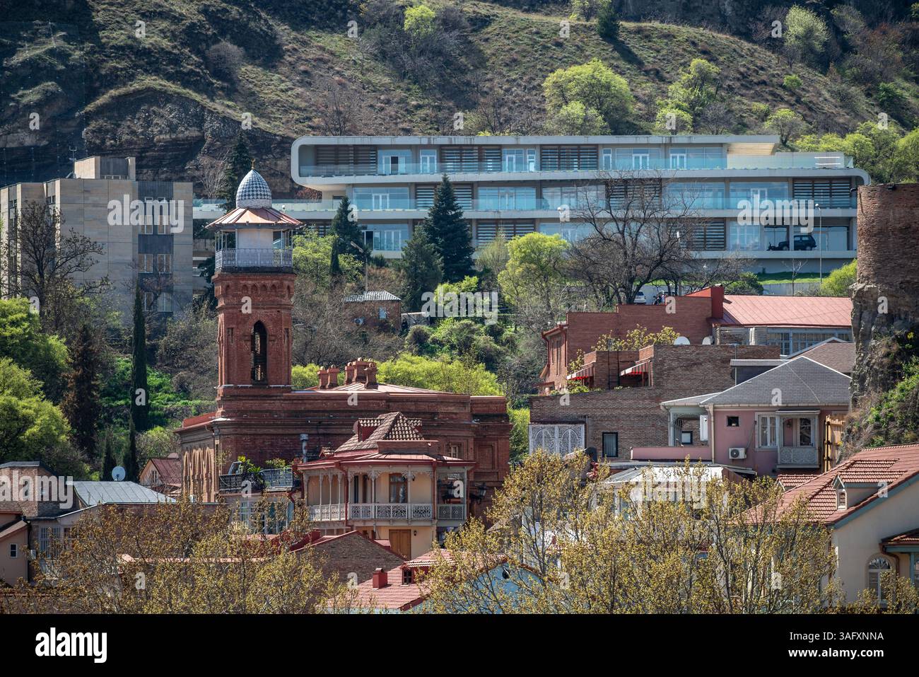 Cityscape view of Tbilisi, the capital of Georgia on 1 April 2025 Stock ...