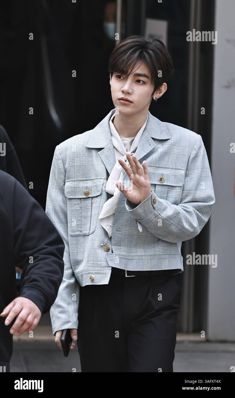 Chinese singer Zhang Hao appears in Changsha City, south China's Hunan ...