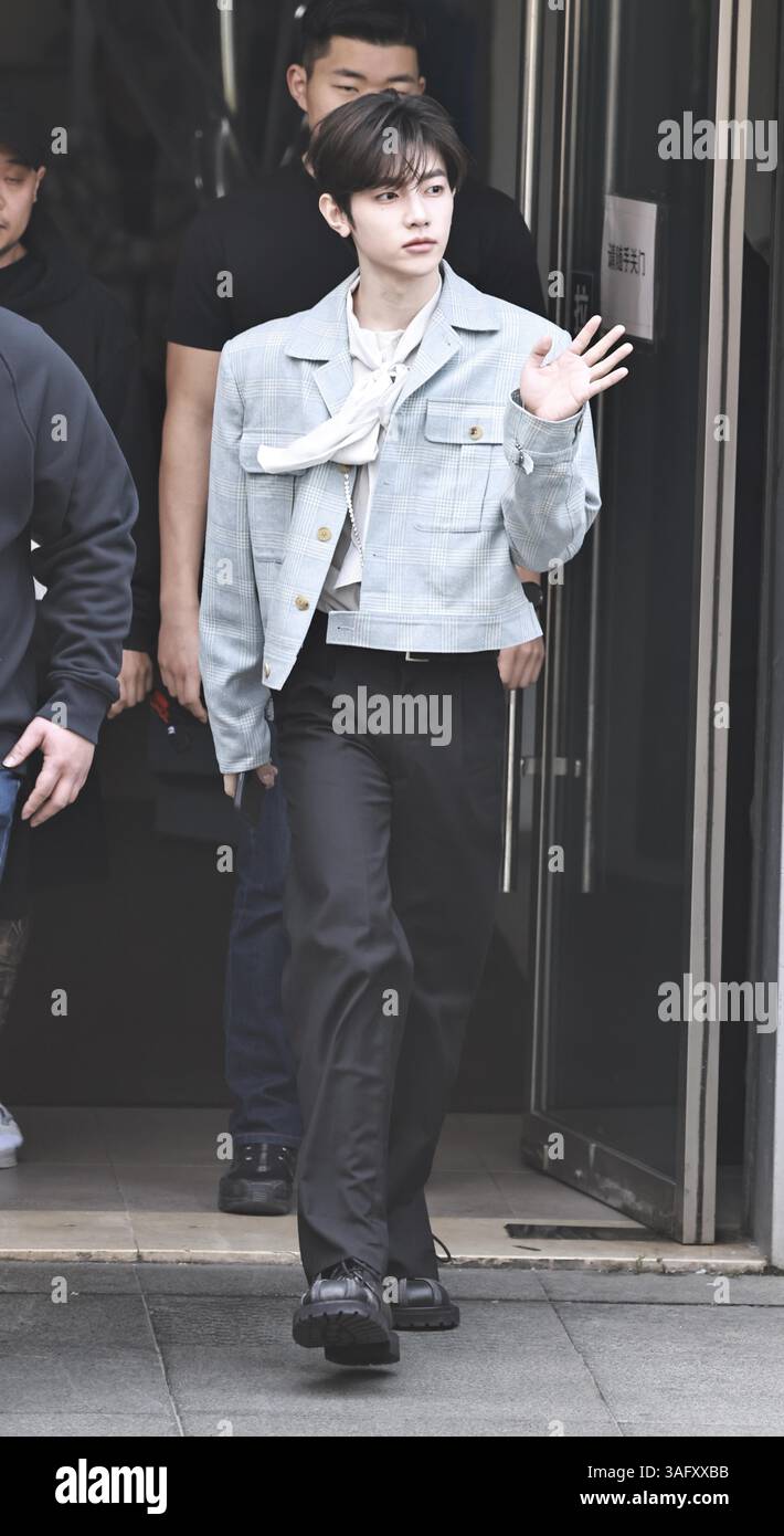 Chinese singer Zhang Hao appears in Changsha City, south China's Hunan ...